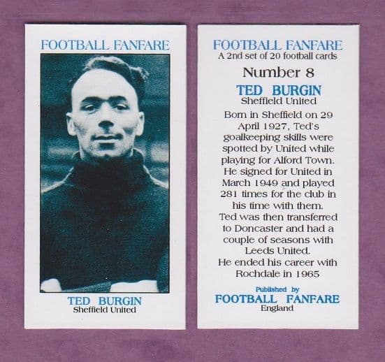 Sheffield United Ted Burgin 8 FF2