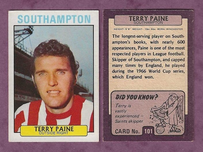 Southampton Terry Paine 101