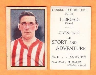 Stoke City Jimmy Broad