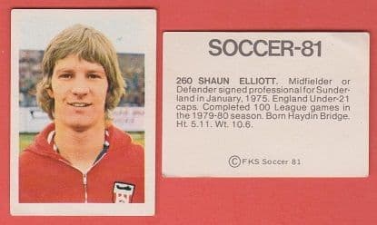 Sunderland Shaun Elliott