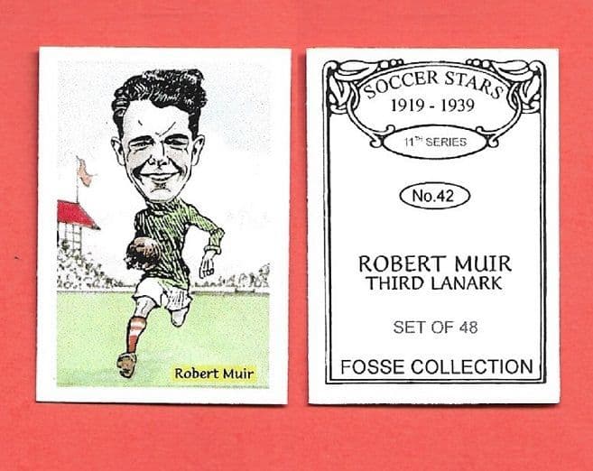 Third Lanark Robert Muir 42 FC11