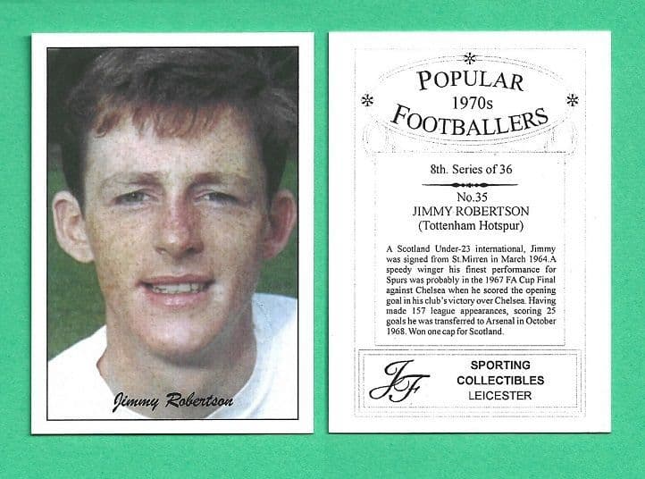 Tottenham Hotspur Jimmy Robertson 35 6