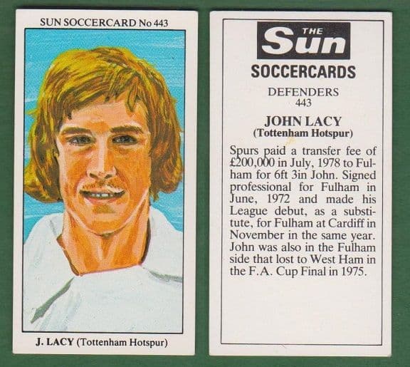 Tottenham Hotspur John Lacy 443