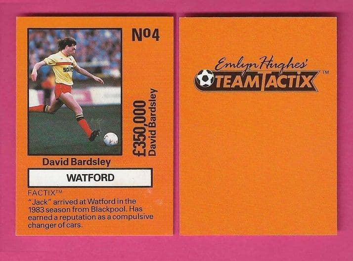 Watford David Bardsley 4 EHTT