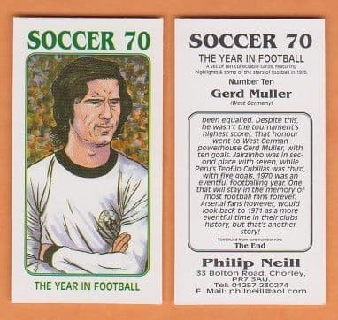 West Germany Gerd Muller 10 PNS70
