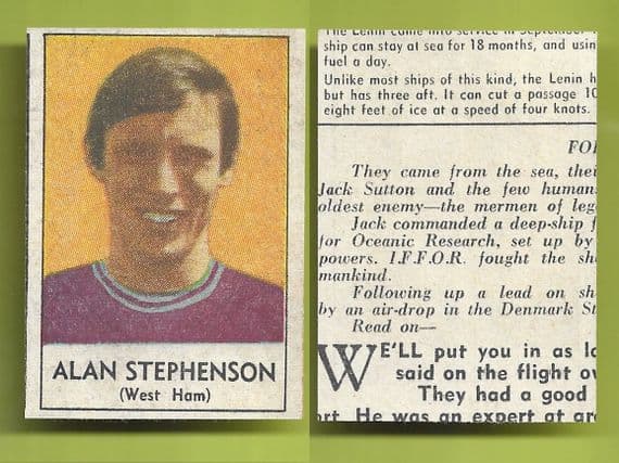 West Ham United Alan Stephenson 1969