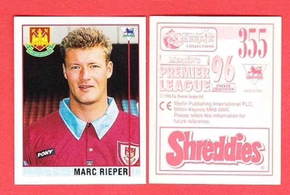 West Ham United Marc Rieper 355