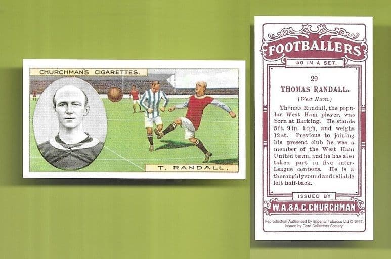 West Ham United Thomas Randall 29