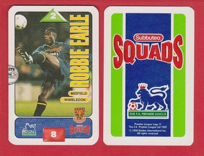 Wimbledon Robbie Earle Jamaica S95
