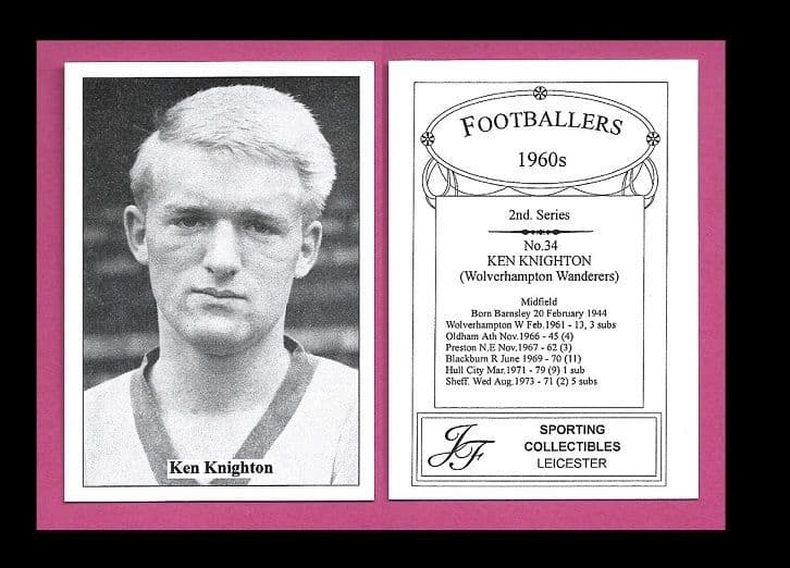 Wolverhampton Wanderers Ken Knighton 34 2