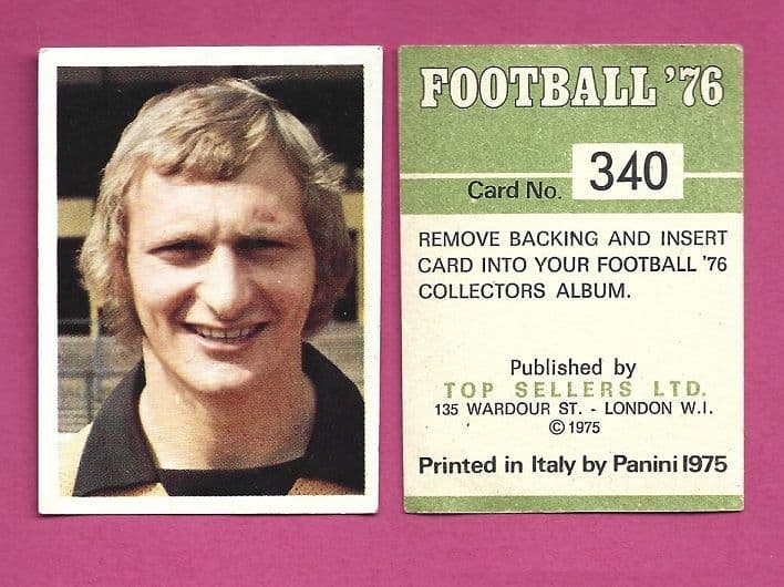 Wolverhampton Wanderers Steve Kindon 340 TS76