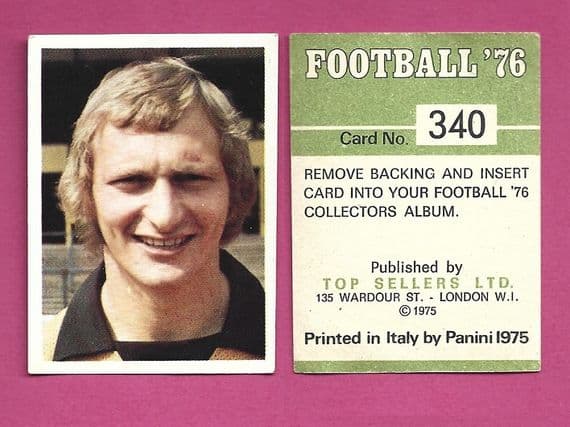 Wolverhampton Wanderers Steve Kindon 340 TS76