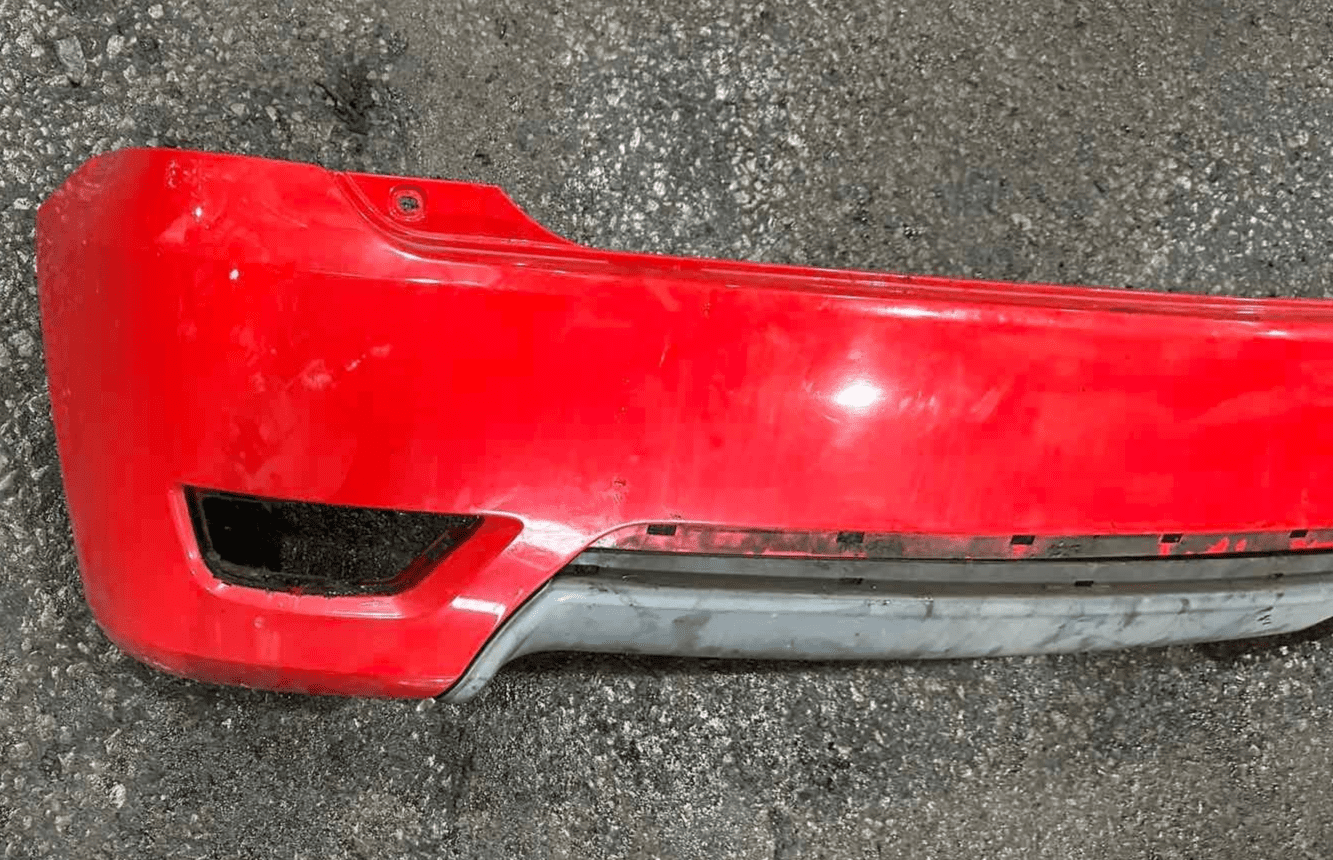 GENUINE FORD FIESTA MK6 ST ST150 ZETEC-S REAR BUMPER COLORADO RED 2005 ...