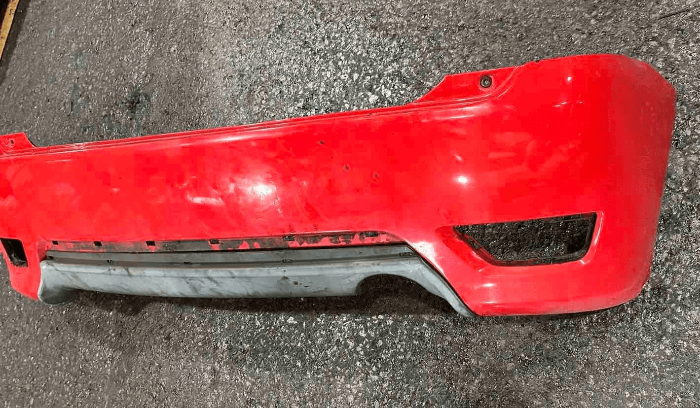 GENUINE FORD FIESTA MK6 ST ST150 ZETEC-S REAR BUMPER COLORADO RED 2005 ...