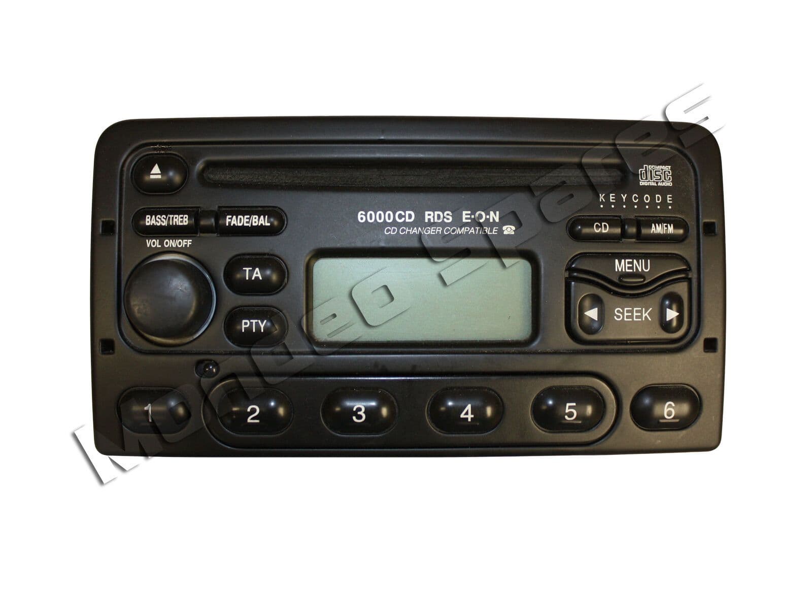 FORD 6000 RDS EON CD PLAYER RADIO MONDEO COUGAR PUMA FIESTA FOCUS CODE