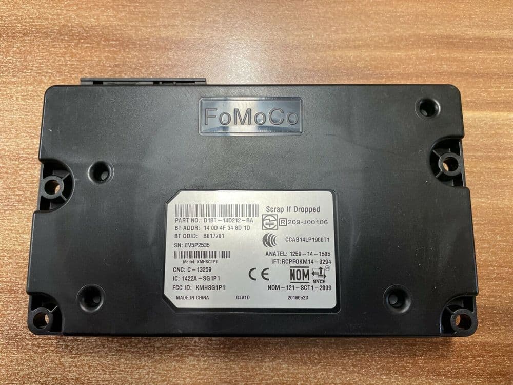 FORD B-MAX FIESTA KUGA BLUETOOTH VOICE CONTROL MODULE D1BT-14D212-RB ...