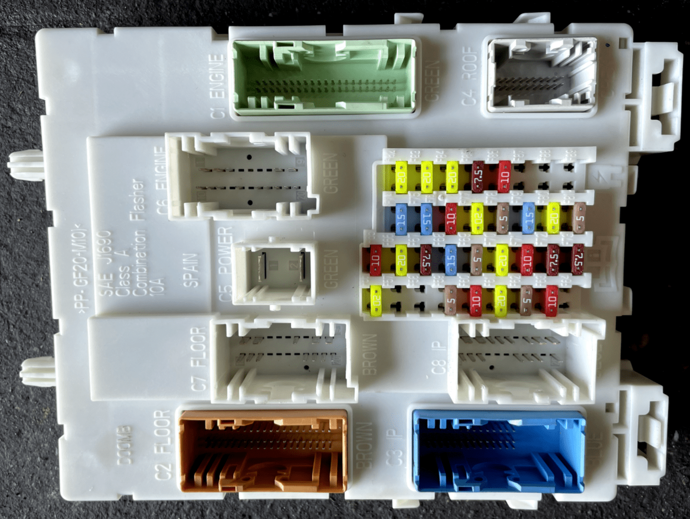 FORD C-MAX FOCUS BODY CONTROL MODULE FUSE BOX BCM DV6T-14A073-HH 2013 ...