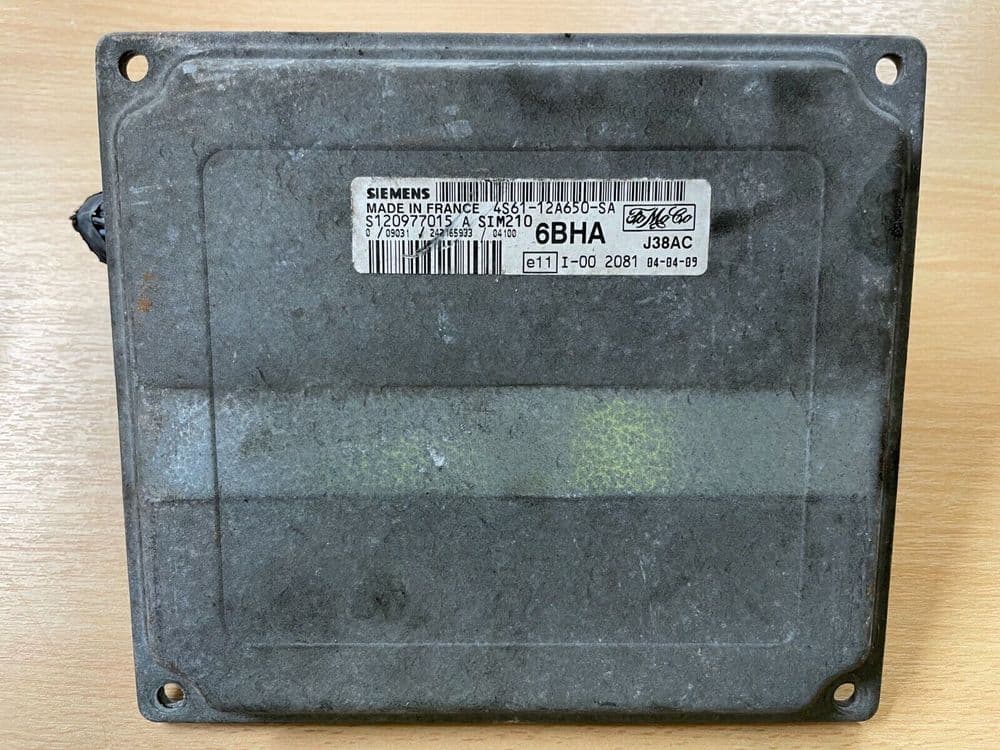FORD FIESTA FUSION MK6 1 4 PETROL ECU COMPUTER BRAIN 4S61-12A650-SA ...