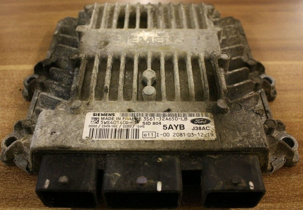 FORD FIESTA FUSION MK6 1 4 TDCi ECU COMPUTER BRAIN PCM 3S61-12A650-LG 2003-2006