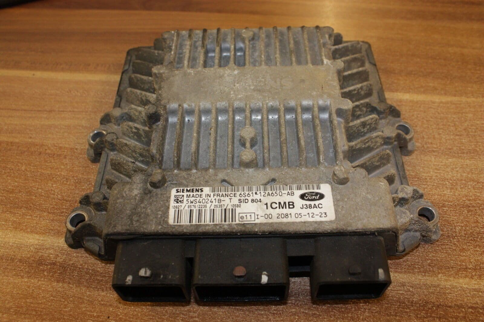 FORD FIESTA MK6 1 4 TDCi ECU COMPUTER BRAIN PCM 6S61-12A650-AB 2005-2008
