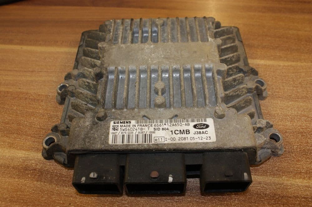 FORD FIESTA MK6 1 4 TDCi ECU COMPUTER BRAIN PCM 6S61-12A650-AB 2005-2008