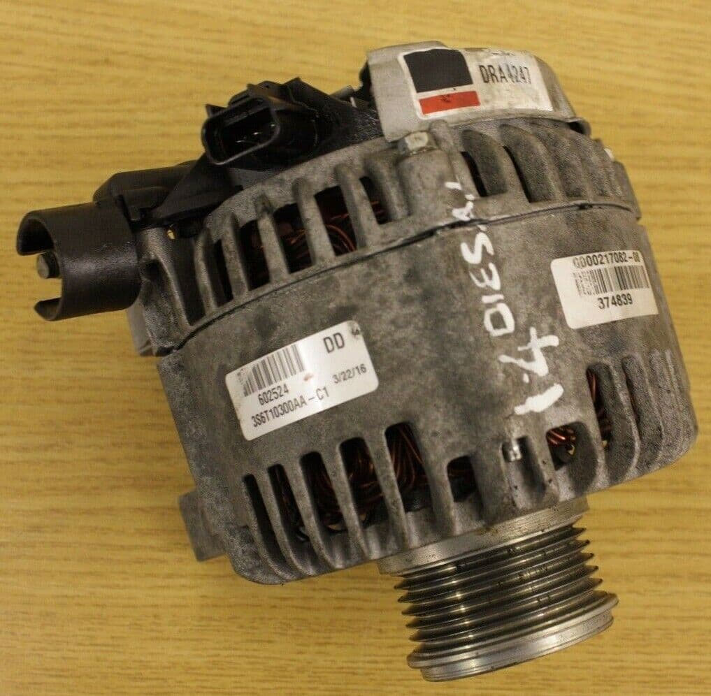 FORD FIESTA MK6 FUSION 1 4 TDCi DIESEL ALTERNATOR 90 AMP 3S6T-10300-AD ...