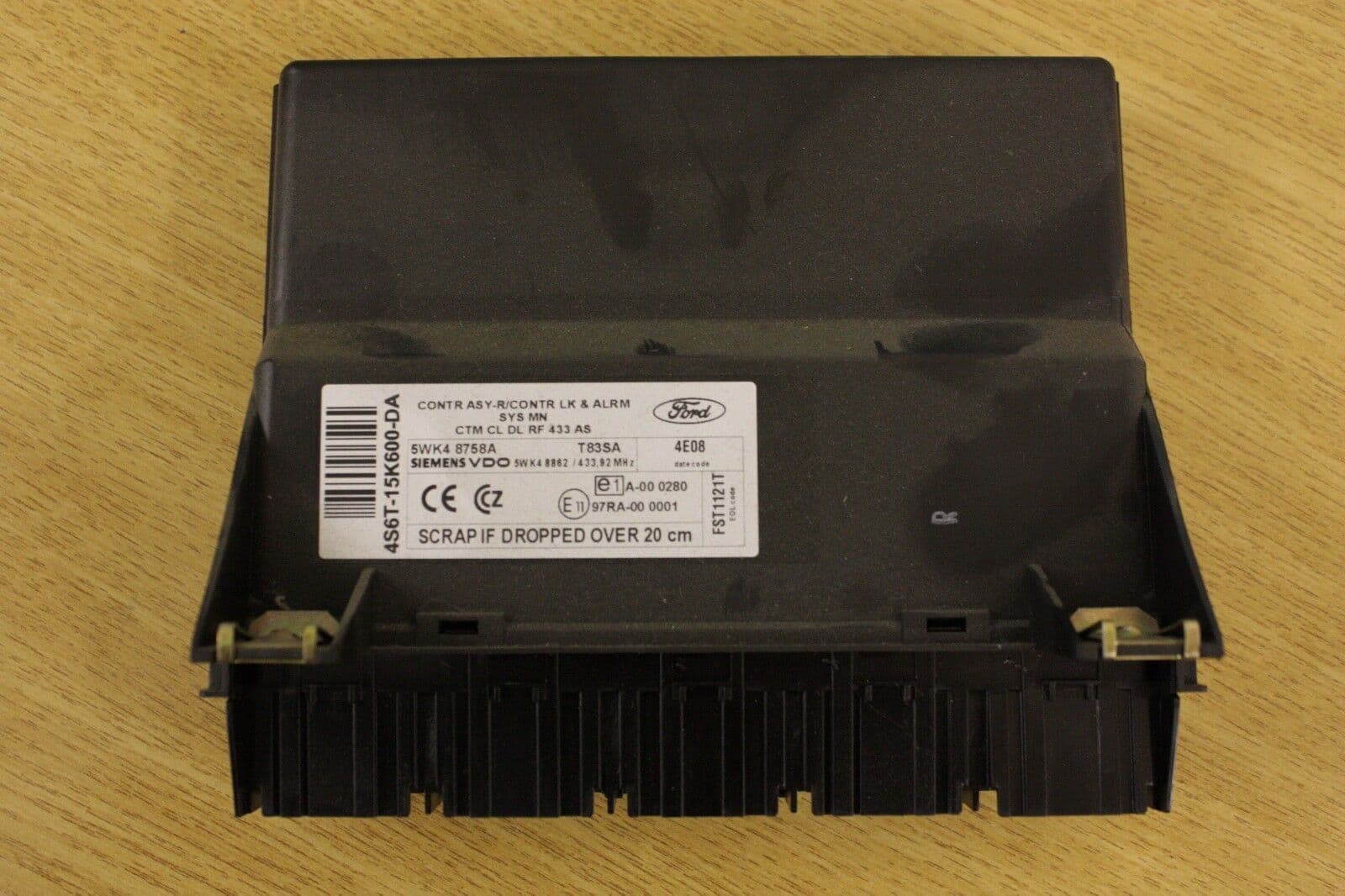 FORD FIESTA MK6 FUSION GEM MODULE REMOTE CENTRAL LOCKING 4S6T-15K600-DB ...