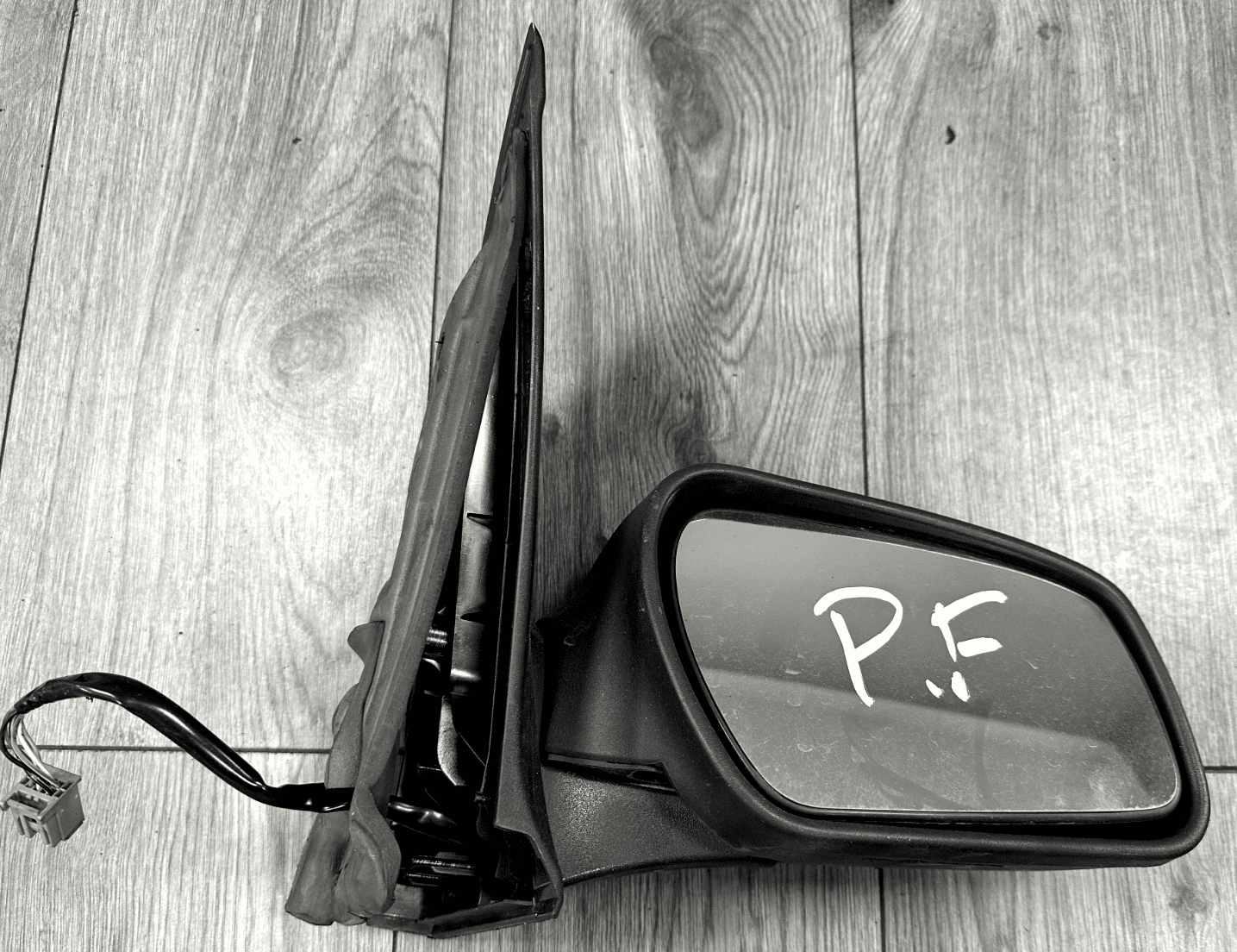 FORD FIESTA MK6 POWER FOLD WING MIRROR SILVER DRIVER SIDE OS RIGHT 2006 ...