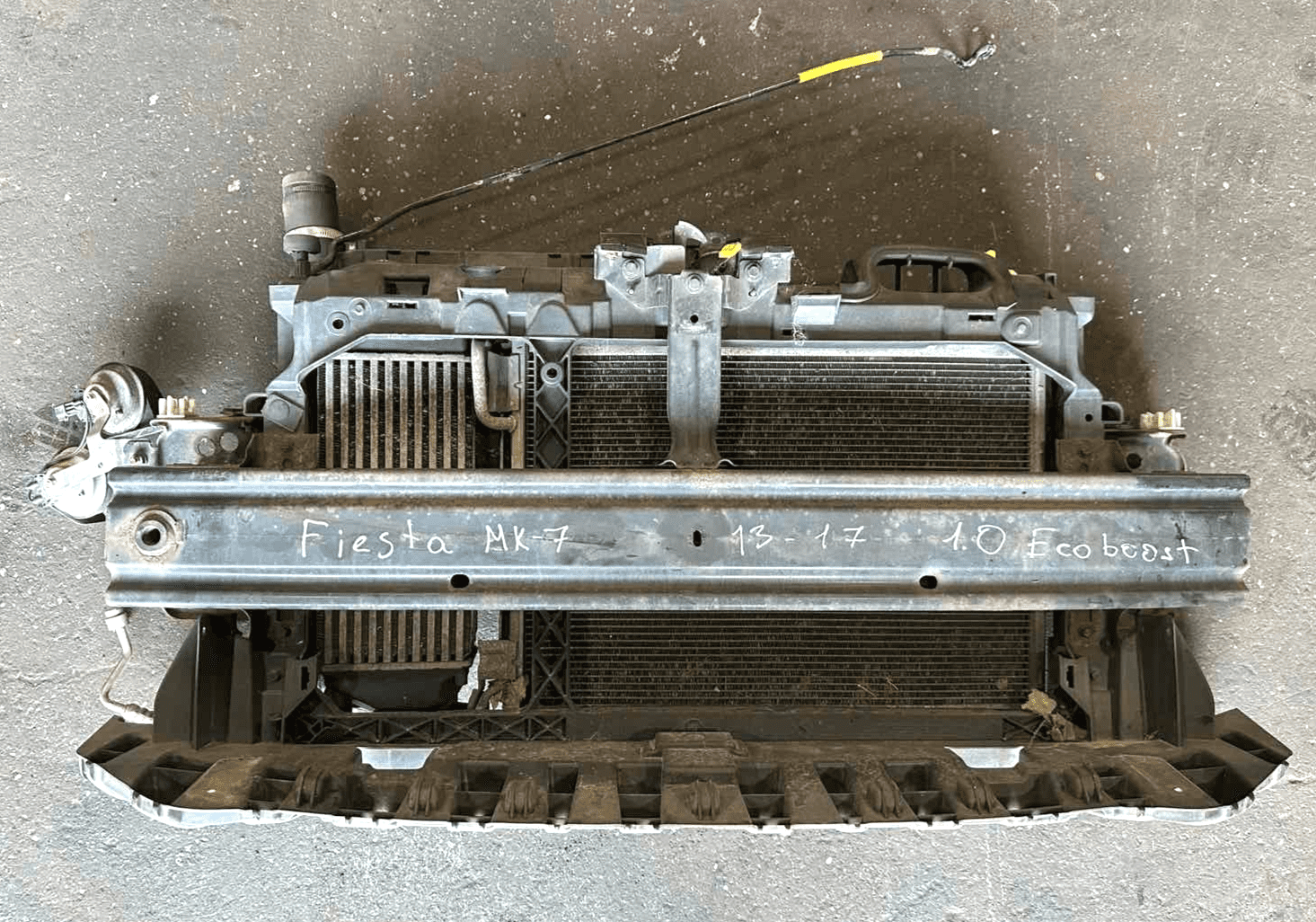 FORD FIESTA MK7 1 0 ECOBOOST FRONT END RADIATOR RAD PACK FAN HOUSING ...