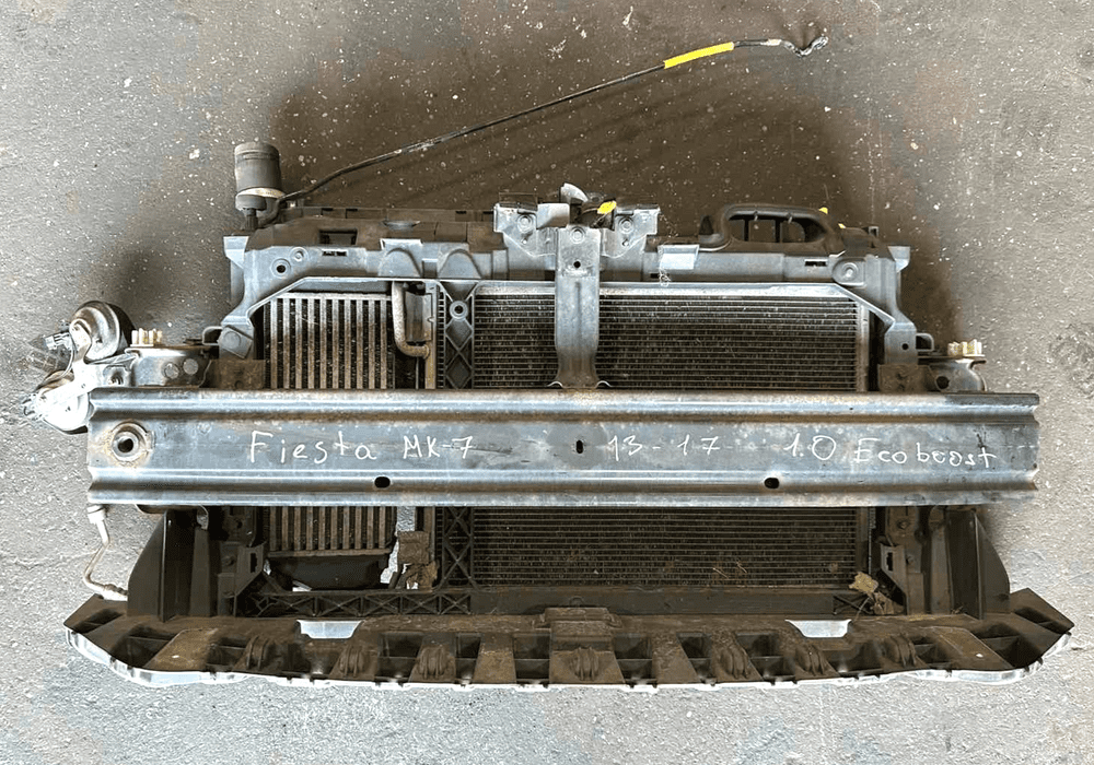 FORD FIESTA MK7 1 0 ECOBOOST FRONT END RADIATOR RAD PACK FAN HOUSING ...