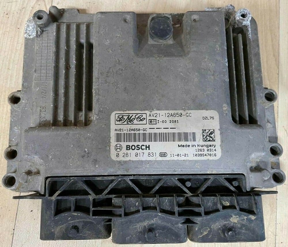 FORD FIESTA MK7 1 4 TDCi KVJA ECU BRAIN PCM COMPUTER AV21-12A650-GC ...