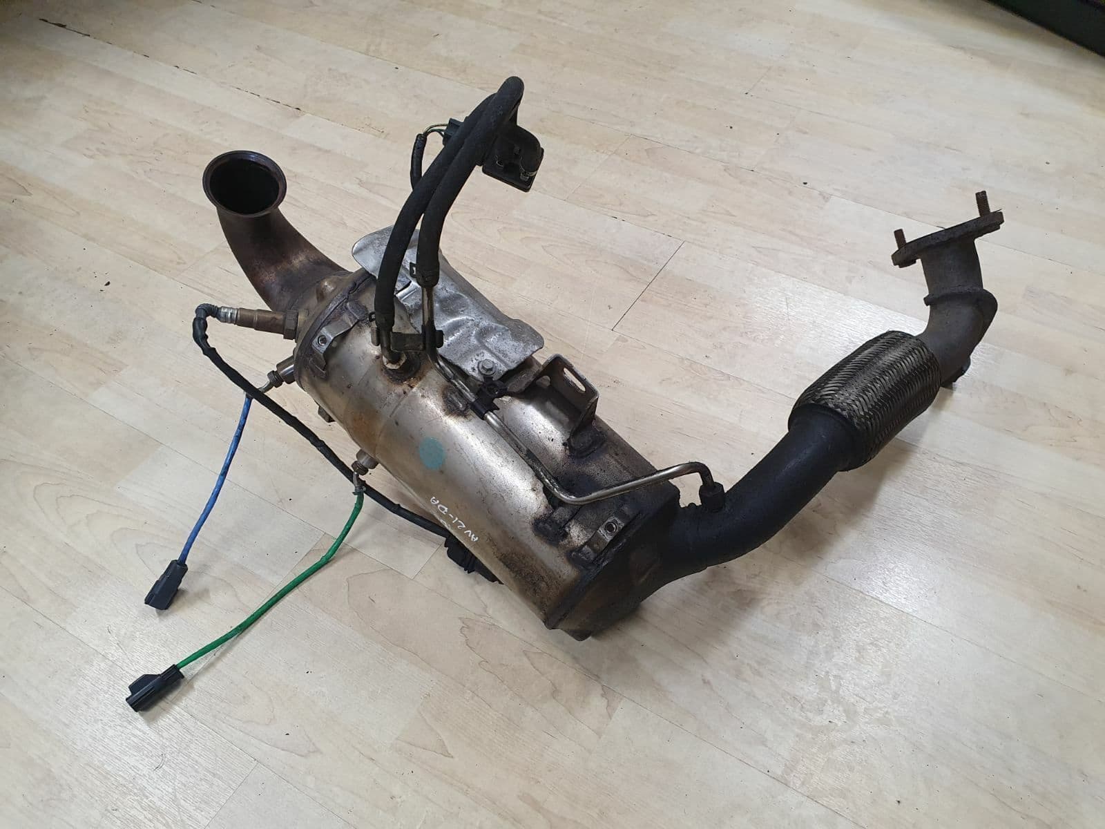 FORD FIESTA MK7 1 6 TDCi CATALYTIC CONVERTER DPF PARTICULATE FILTER ...