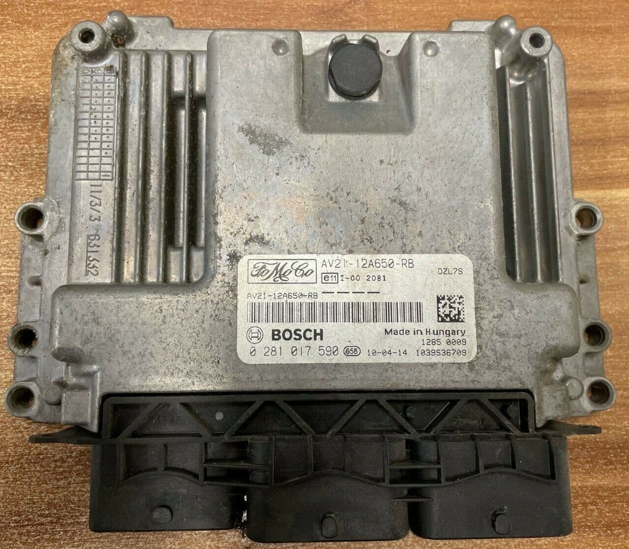 FORD FIESTA MK7 1 6 TDCi TZJA ECU BRAIN PCM COMPUTER AV21-12A650-RB ...