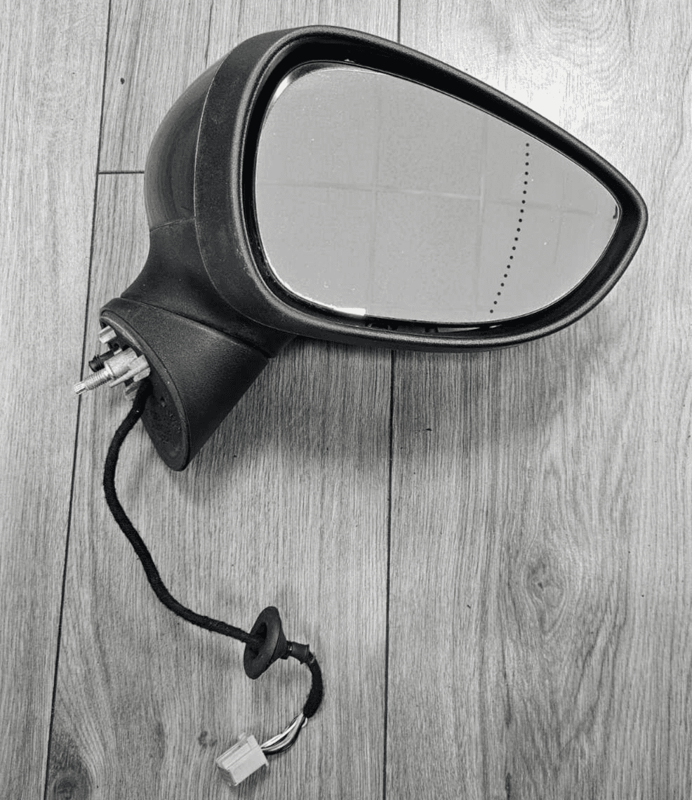 FORD FIESTA MK7 DRIVER RIGHT POWERFOLD WING MIRROR MAGNETIC GREY 2013 ...