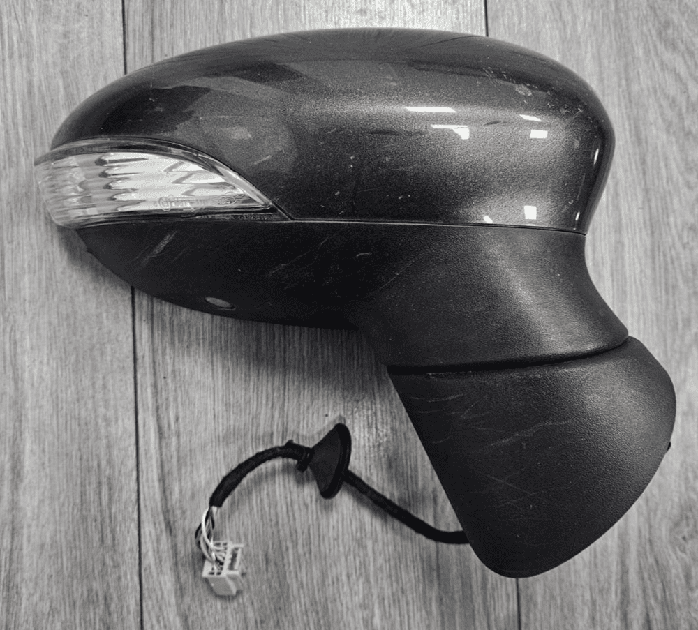 FORD FIESTA MK7 DRIVER RIGHT POWERFOLD WING MIRROR MAGNETIC GREY 2013 ...