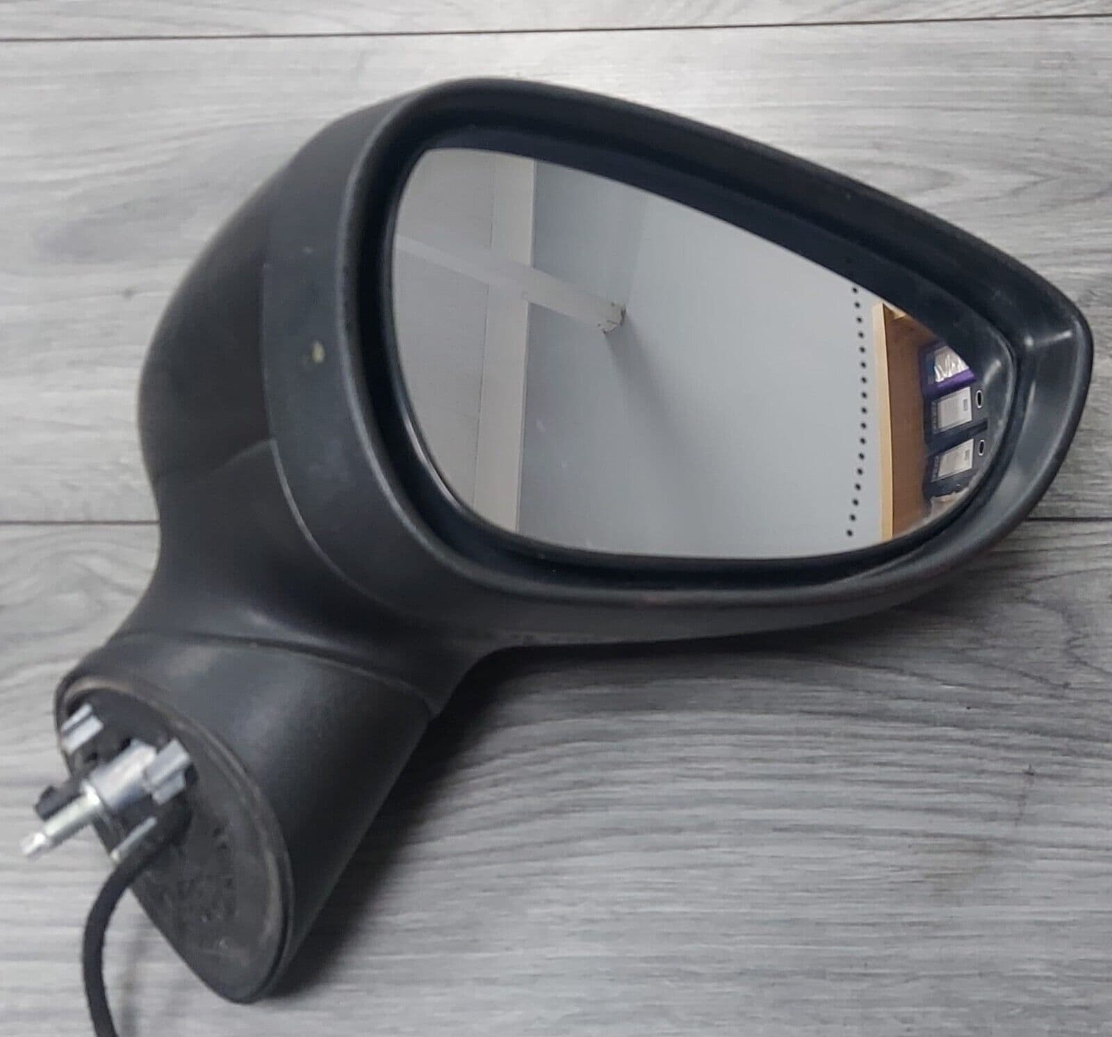 FORD FIESTA MK7 DRIVER SIDE WING MIRROR POWER FOLD PATHER BLACK 2008-2012