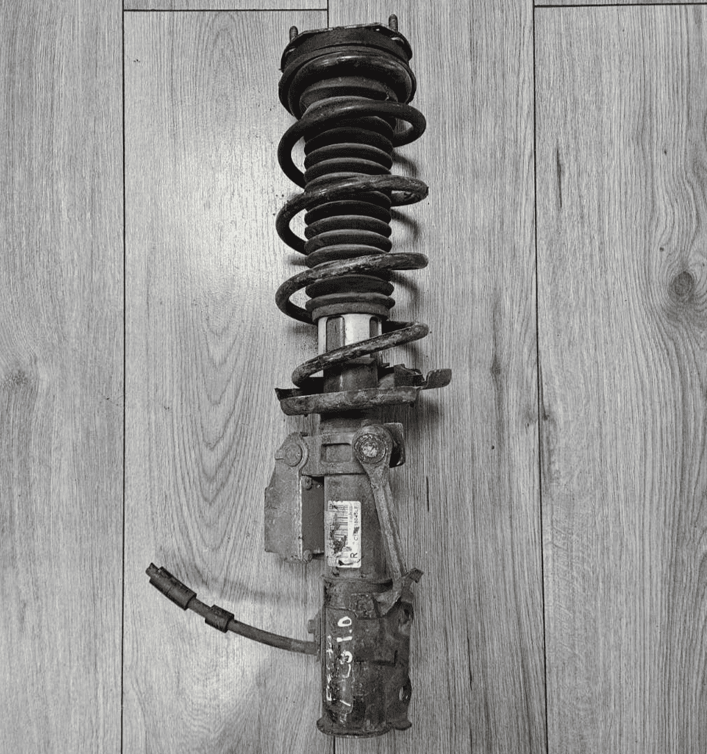 FORD FIESTA MK7 FRONT DRIVER RIGHT SUSPENSION LEG STRUT SPRING PETROL ...