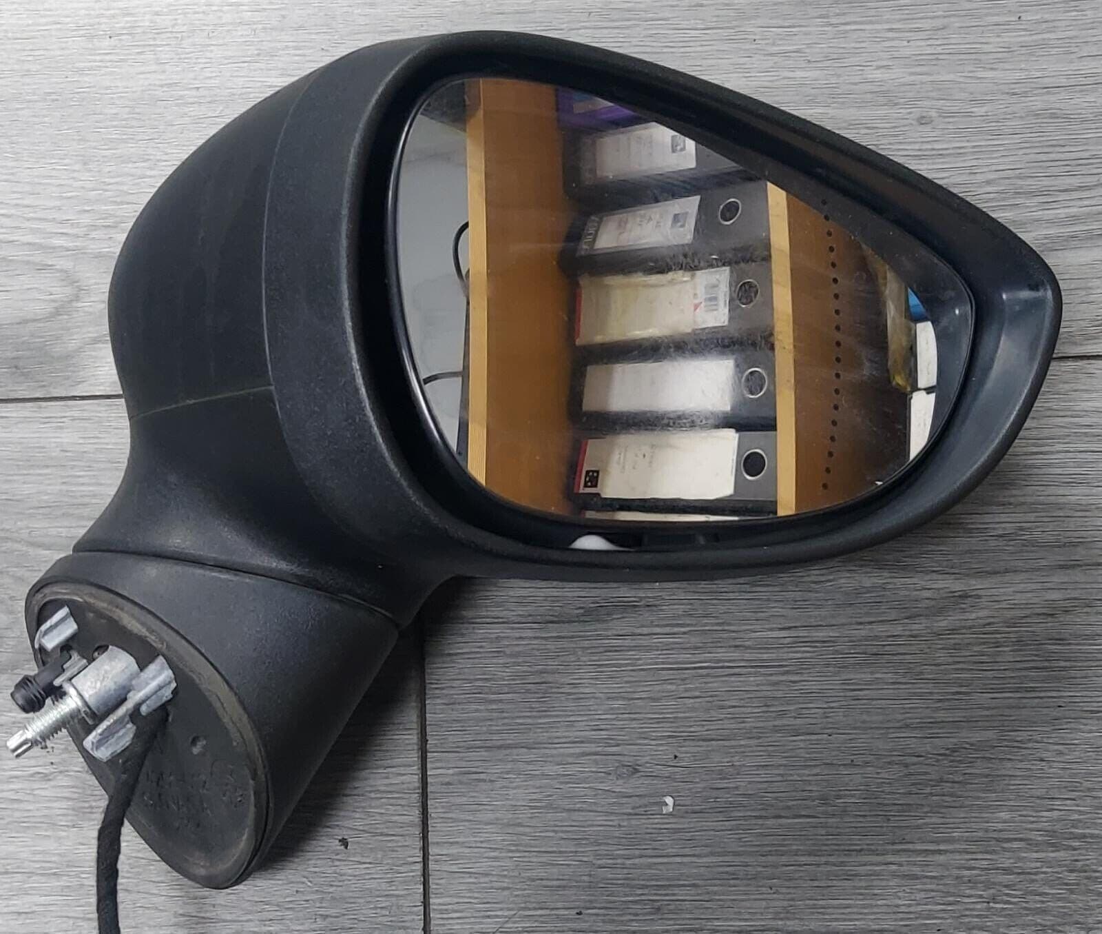 FORD FIESTA MK7 FRONT WING SIDE DOOR MIRROR MATT BLACK OSF RIGHT 2008-2012