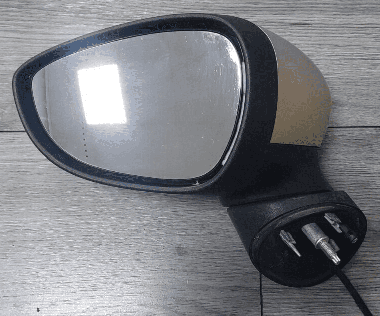 FORD FIESTA MK7 PASSENGER WING MIRROR POWER FOLD MOONDUST SILVER 2008-2012