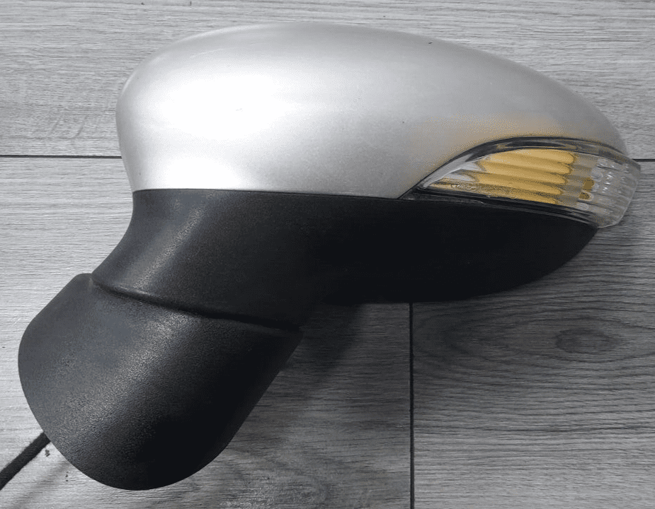 FORD FIESTA MK7 PASSENGER WING MIRROR POWER FOLD MOONDUST SILVER 2008-2012