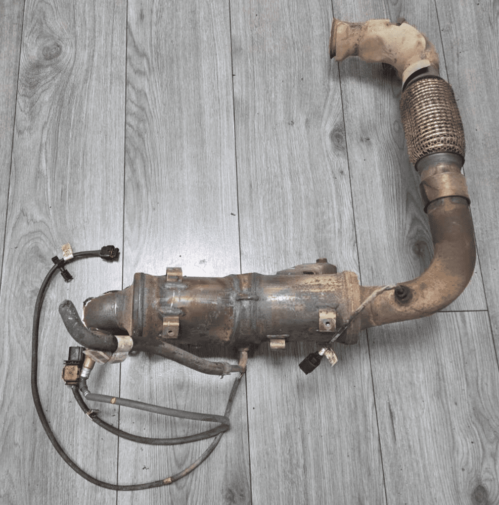 FORD FIESTA MK8 1 0 PETROL CATALYTIC CONVERTER DPF PARTICULATE FILTER ...
