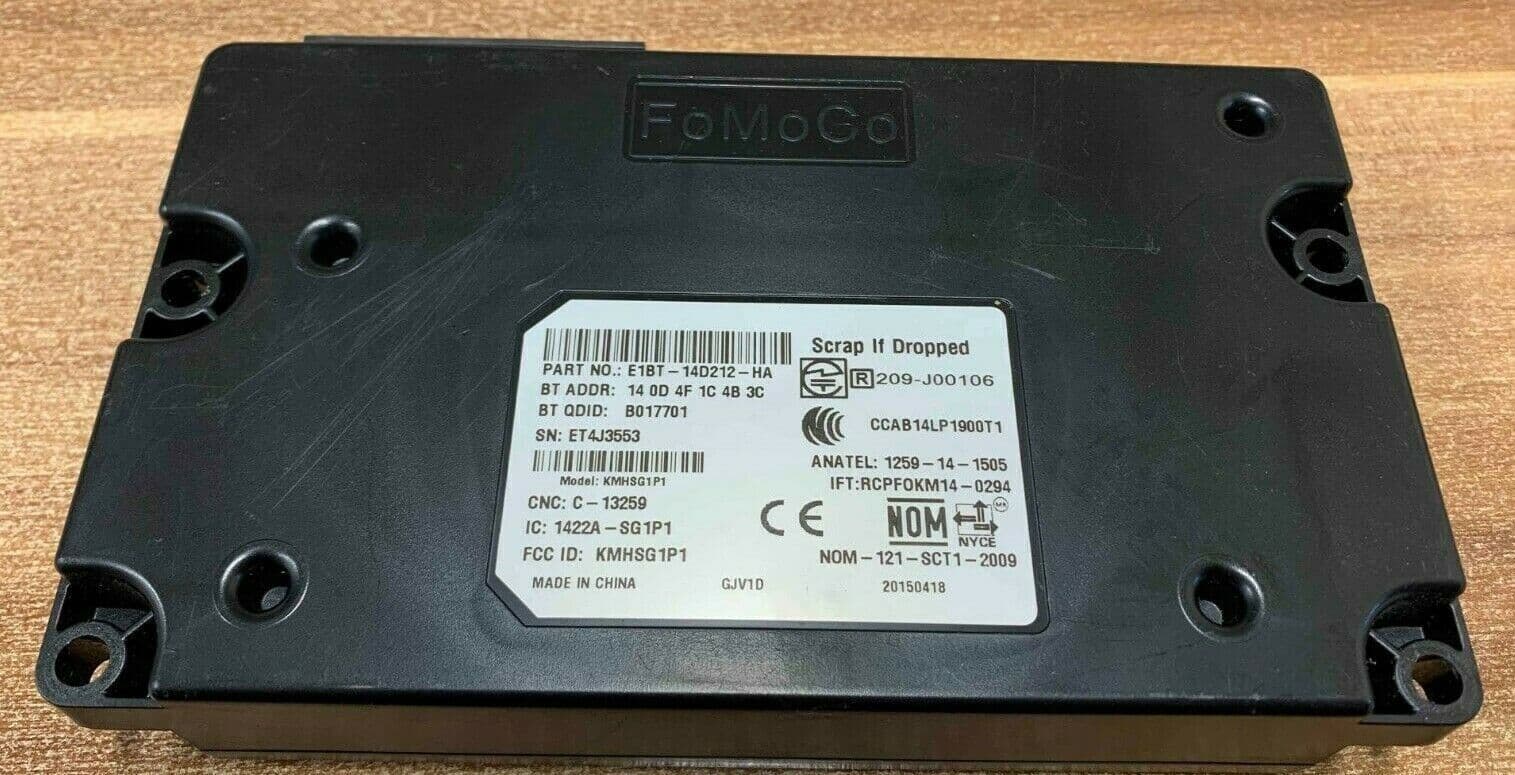 FORD FOCUS B-MAX KUGA BLUETOOTH VOICE CONTROL MODULE E1BT-14D212-HA ...