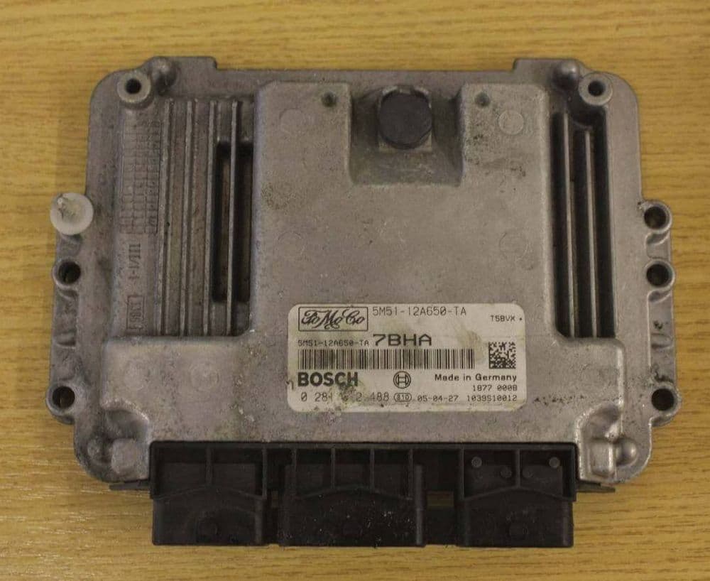FORD FOCUS C-MAX 1 6 TDCi AUTO ECU BRAIN PCM COMPUTER 5M51-12A650-TA ...