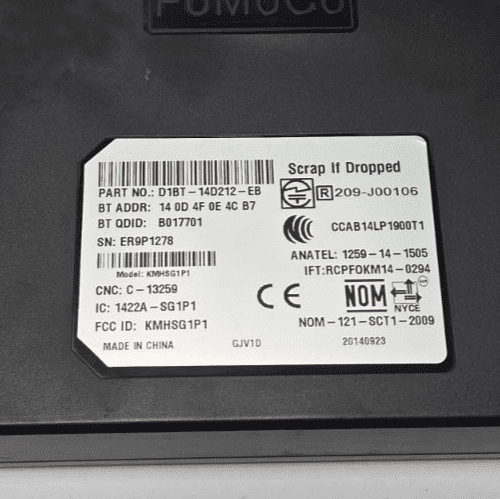 FORD FOCUS FIESTA KUGA BLUETOOTH MEDIA GATEWAY MODULE D1BT-14D212-EB ...
