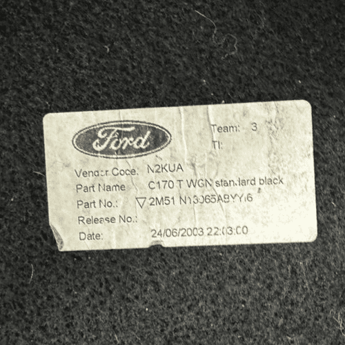FORD FOCUS MK1 ESTATE REAR BOOT CARPET FLOOR MAT 2M51-N13065-ABYYI6 ...