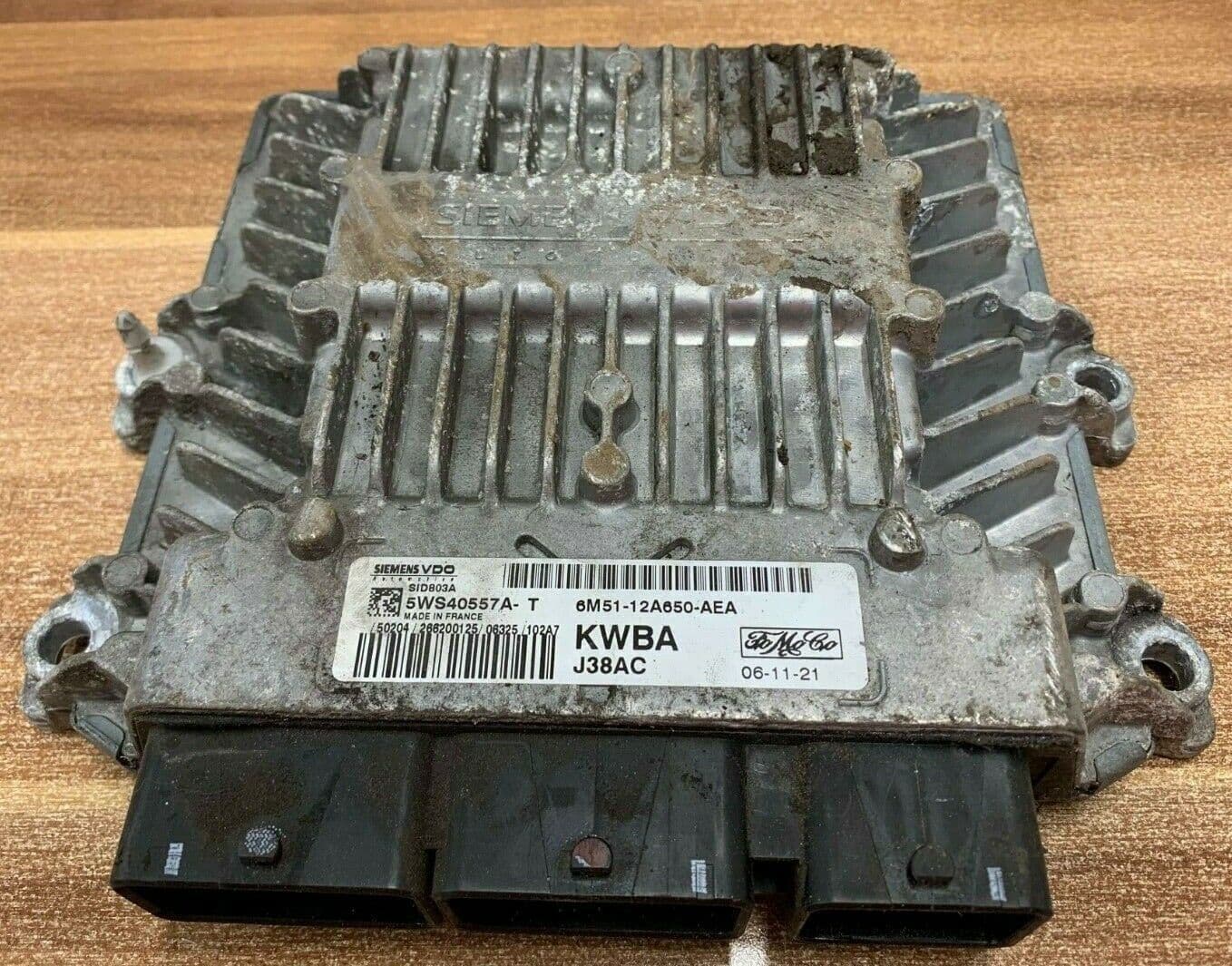 FORD FOCUS MK2 C-MAX 2 0 TDCi ECU BRAIN PCM COMPUTER 6M51-12A650-AEA ...