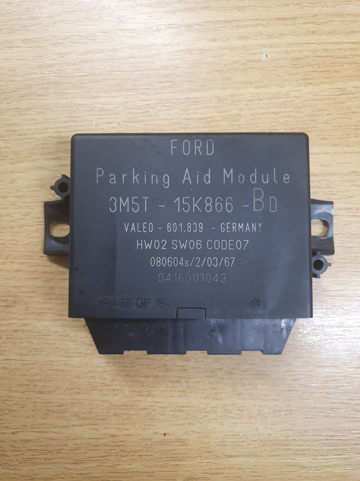 FORD FOCUS MK2 C-MAX FRONT REAR PARKING AID MODULE PDC 3M5T-15K866-BD ...