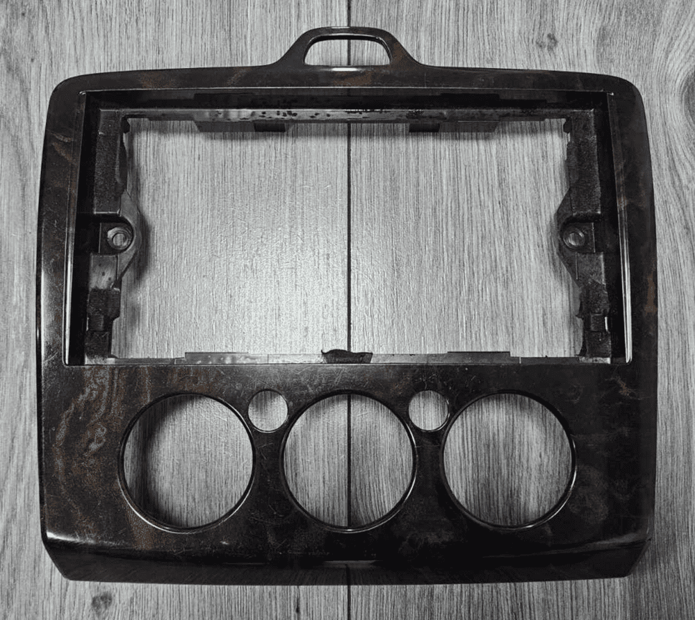 FORD FOCUS MK2 MOCCA WOOD RADIO SURROUND CONSOLE FASCIA TRIM 2005 - 2008