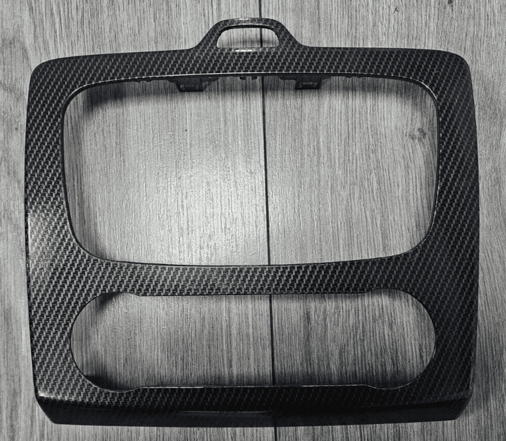 FORD FOCUS MK2 RS CARBON FIBER RADIO SURROUND CONSOLE TRIM FASCIA 2005 ...