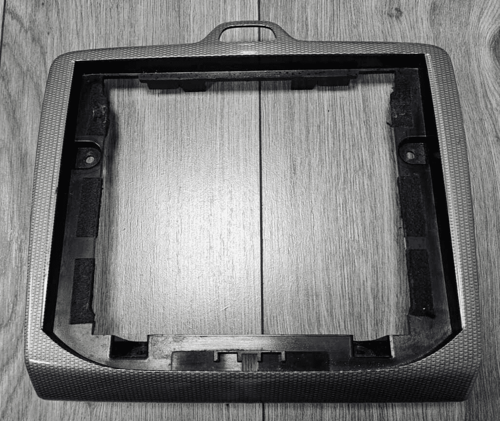 FORD FOCUS MK2 SAT NAV CARBON FIBER RADIO SURROUND CONSOLE FASCIA 2005 ...